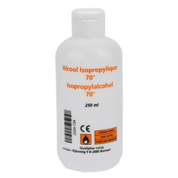 Alcool Isopropylique 70° 250 ml Qualifar - Medibloux