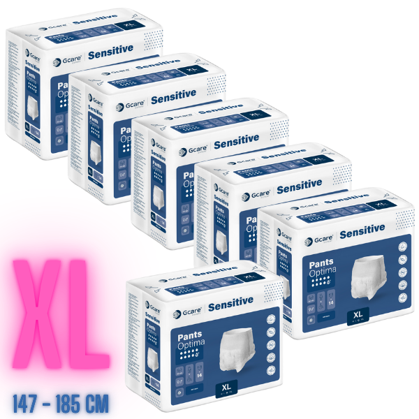 Pack de 6x14 Expert Pants Optima 10+ XL 6P=1C Gcare - Medibloux